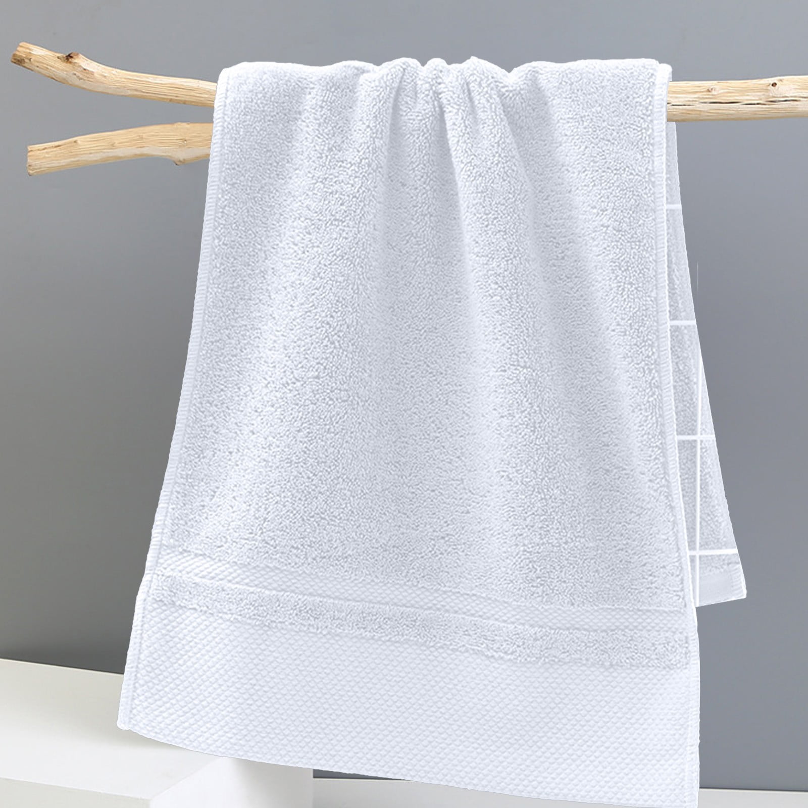 Bath Towel, Gaqring Oversized Thickened Cotton Beach Towel, 50x100cm ...