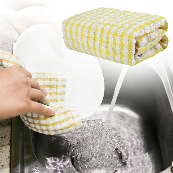Bath Towel,Hand Towels,Kitchen Dish Cloths Soft Absorbent Dishtowels ...