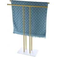 Pool Towel Valet Tower with 2-Tier Shelves and A Large All-Weather ...