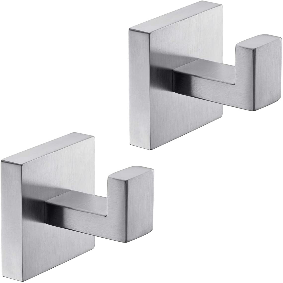 Bath Towel Hook, Brushed Stainless Steel Coat/Robe Clothes Hook for ...