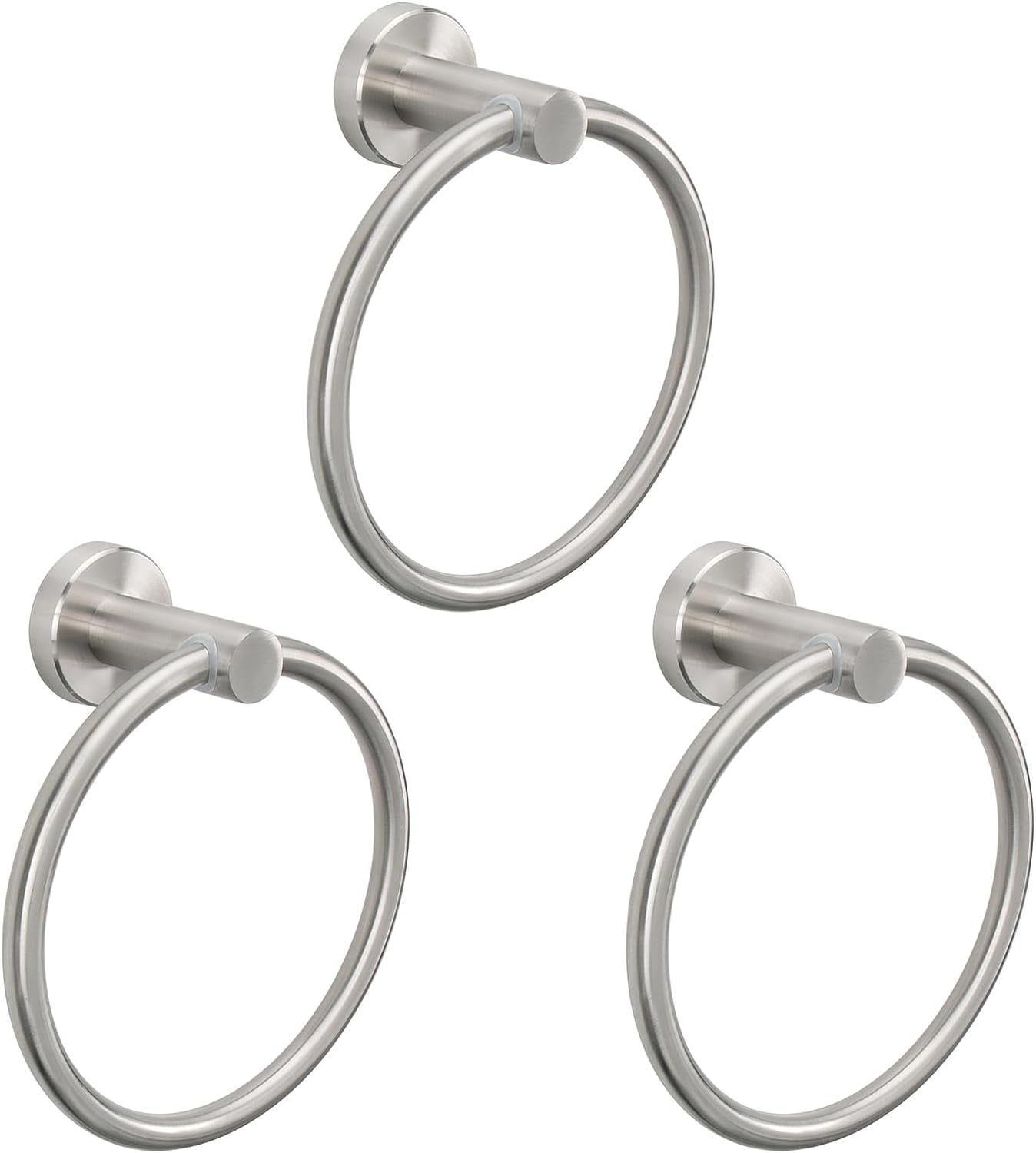 Bath Towel Ring, Bathroom Hardware Accessories-Thicken Stainless Steel ...