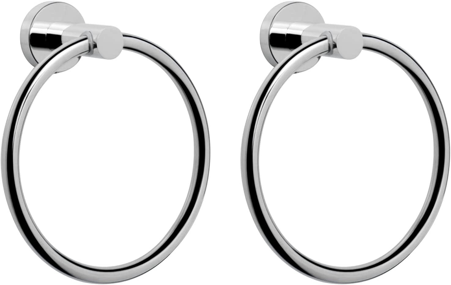 Bath Towel Ring, Bathroom Hardware Accessories-Thicken Stainless Steel ...