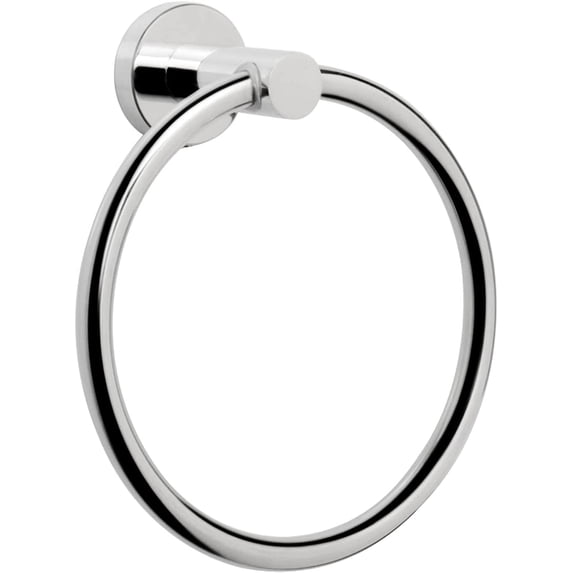 Thick Stainless Steel Bathroom Towel Ring, Modern Round Wall Mounted ...