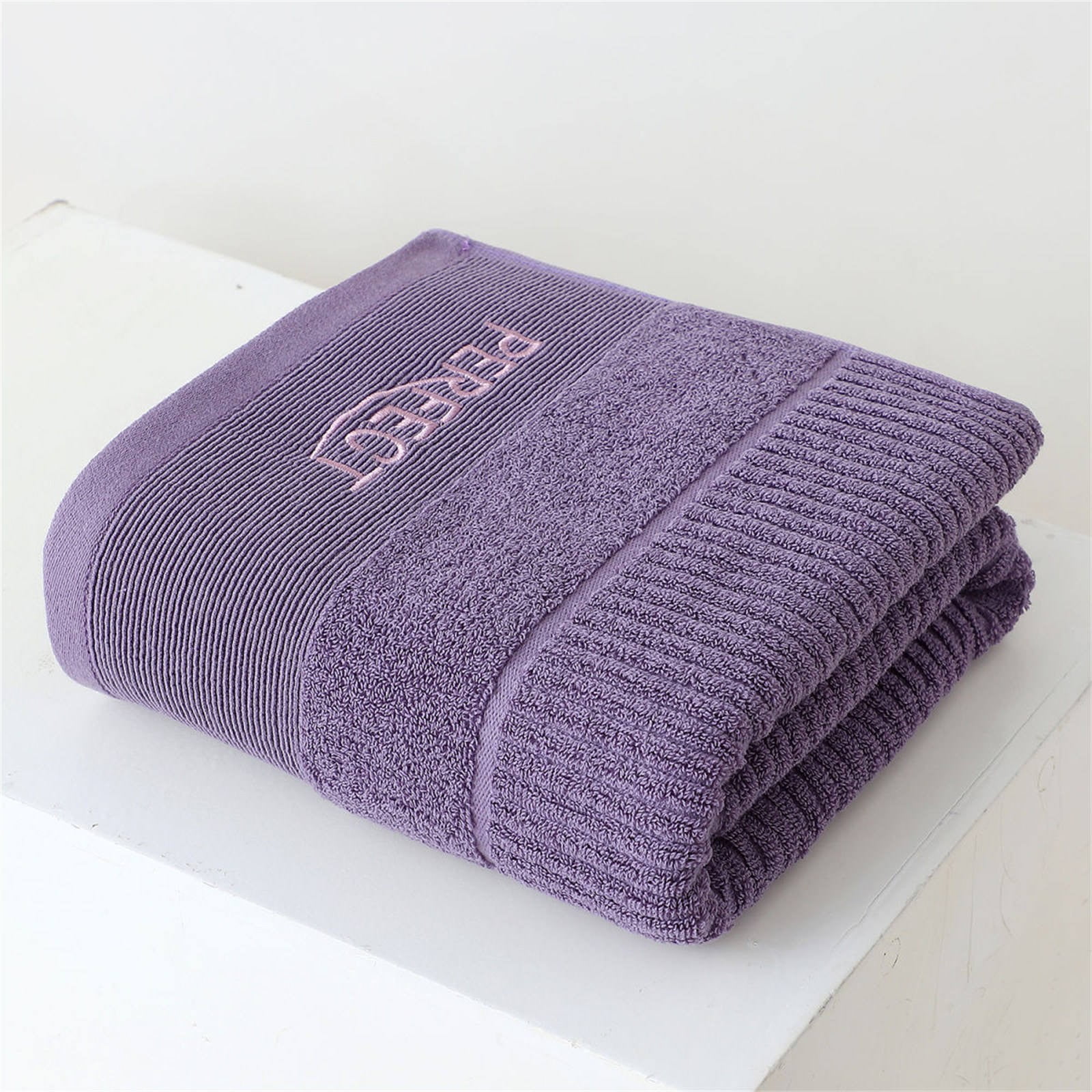 Bath Towel Set | 100% Cotton | Thick & Quick Absorbing | Fade & Shed ...