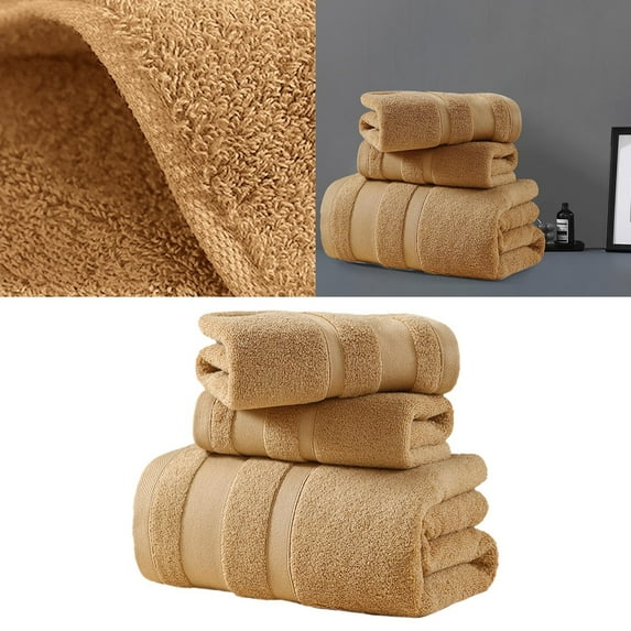 Bath Towel Set Soft Absorbent Lightweight Towels for Spa and Gym Use ...