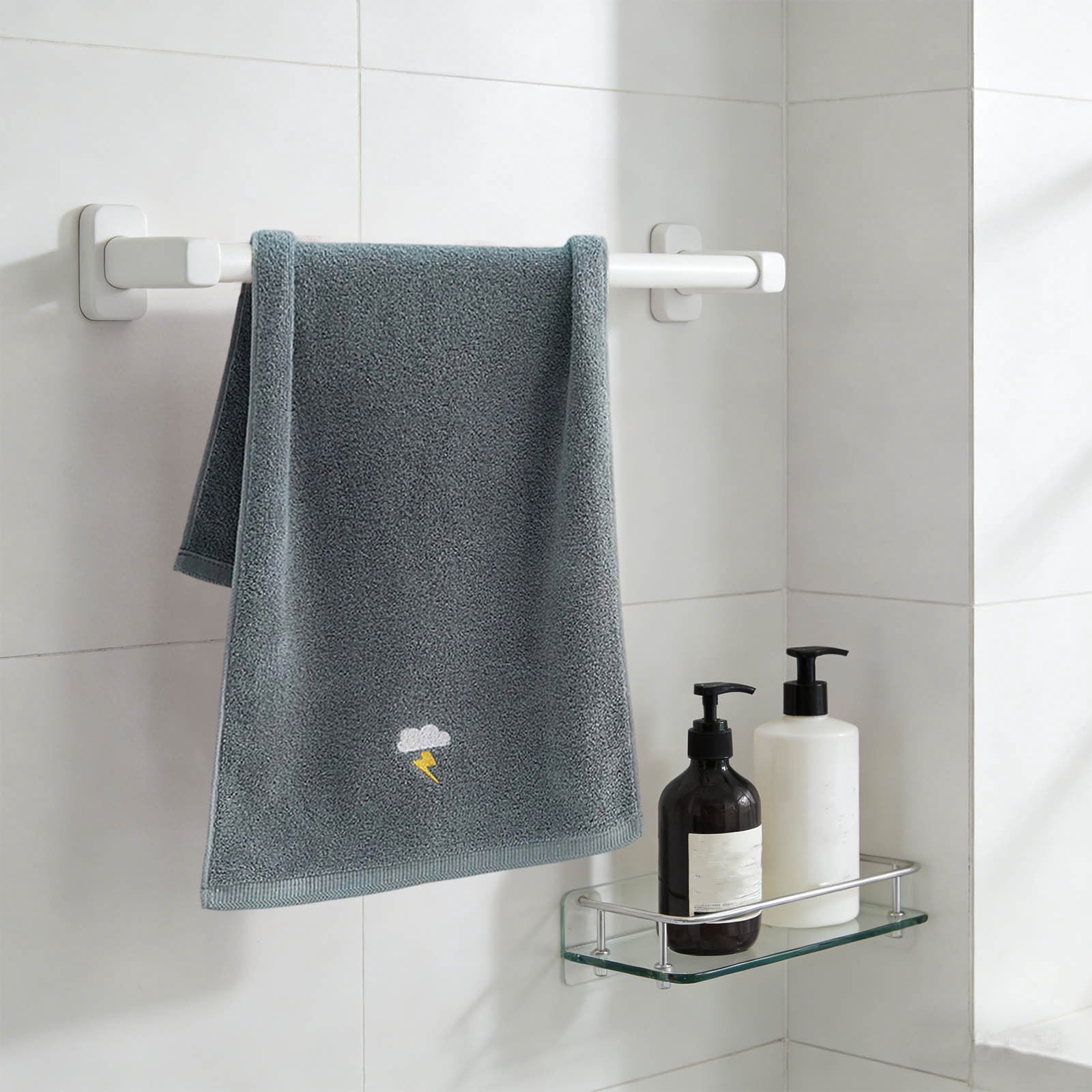 Bath Towel Set Soft And Highly Absorbent Washcloths For Spa Bathroom ...