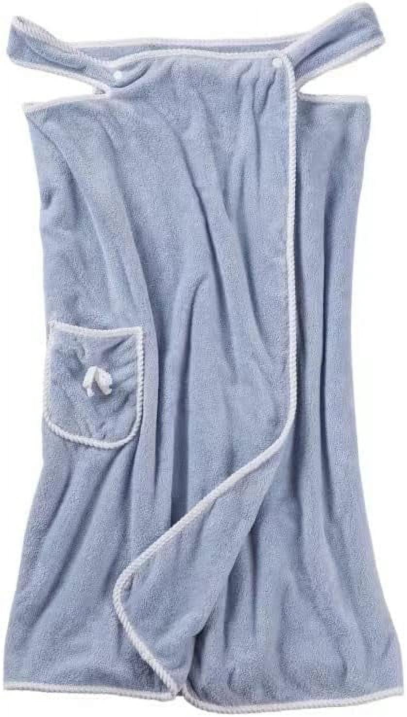 Bath Towel Women‘s Wrap Adjustable Shower Bath Robe Gym Cover Up Spa ...