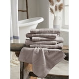 Bath Towels 22 x 44 inches, Set of 6 Ultra Soft 100% Combed Cotton ...