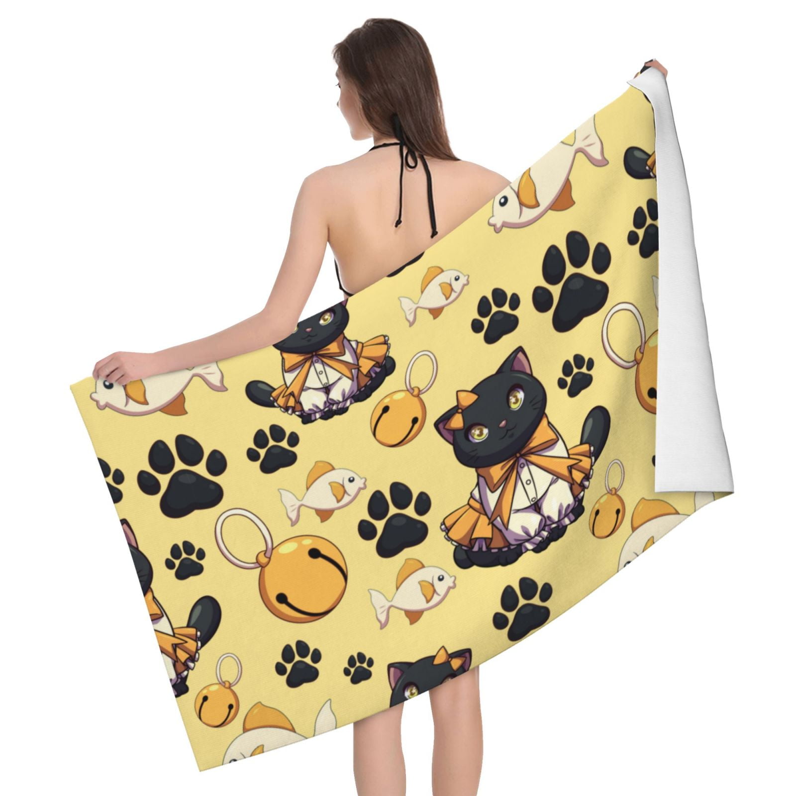 Bath Towels for Bathroom, Quick Dry Microfiber Towels for Body, Classic ...