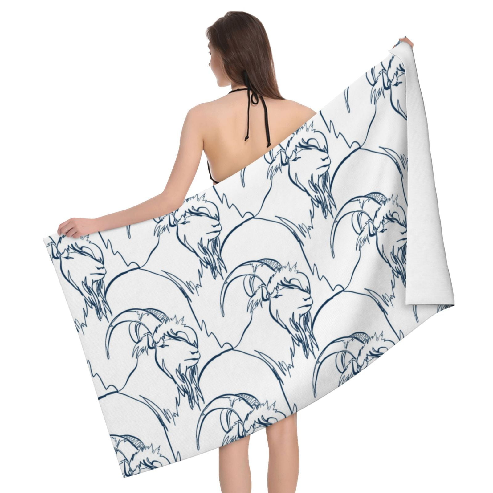 Bath Towels for Bathroom, Quick Dry Microfiber Towels for Body, Hand ...