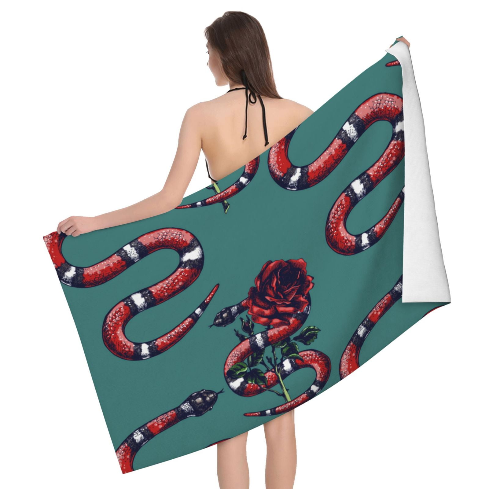 Bath Towels for Bathroom, Quick Dry Microfiber Towels for Body, Rustic ...