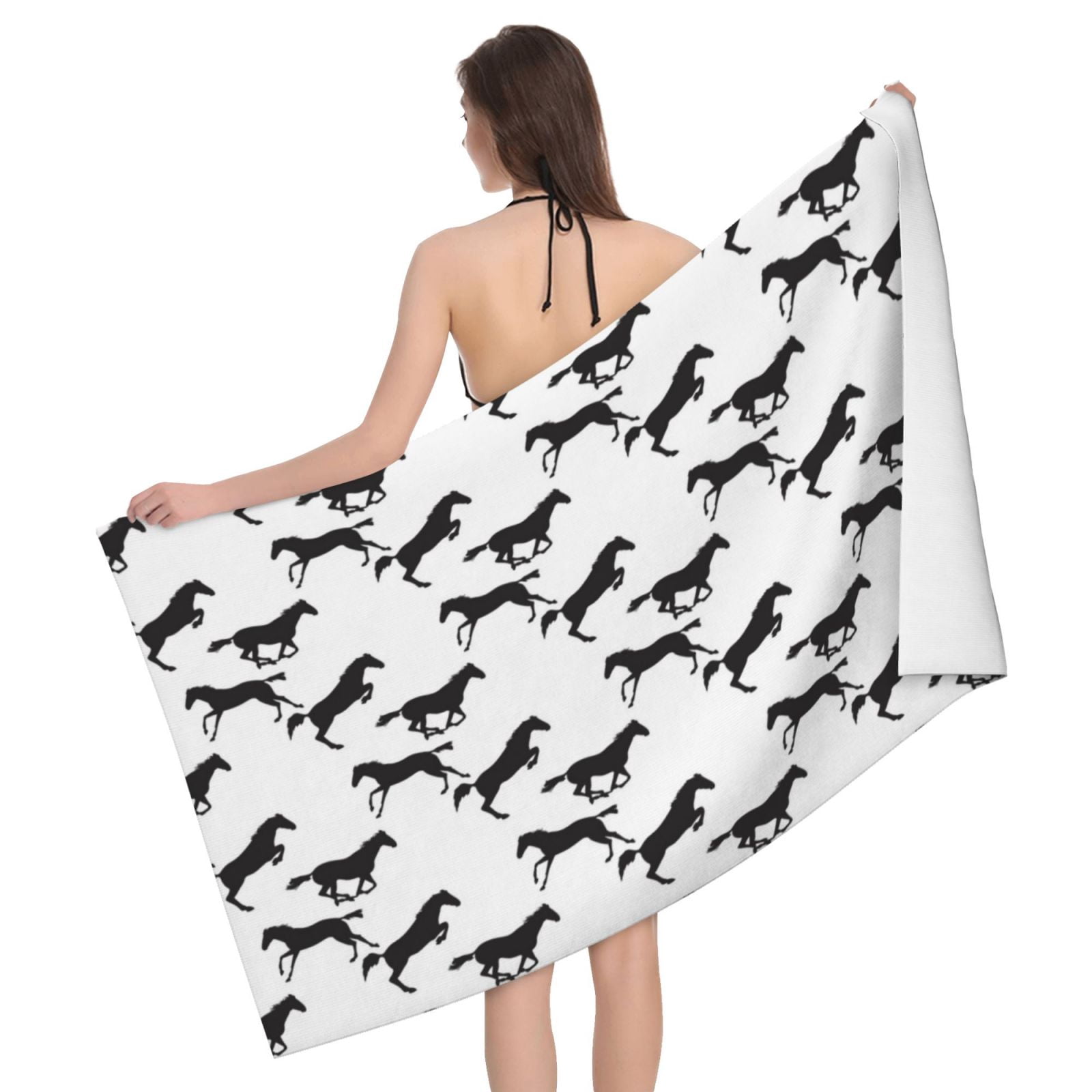 Bath Towels for Bathroom, Quick Dry Microfiber Towels for Body, Simple ...