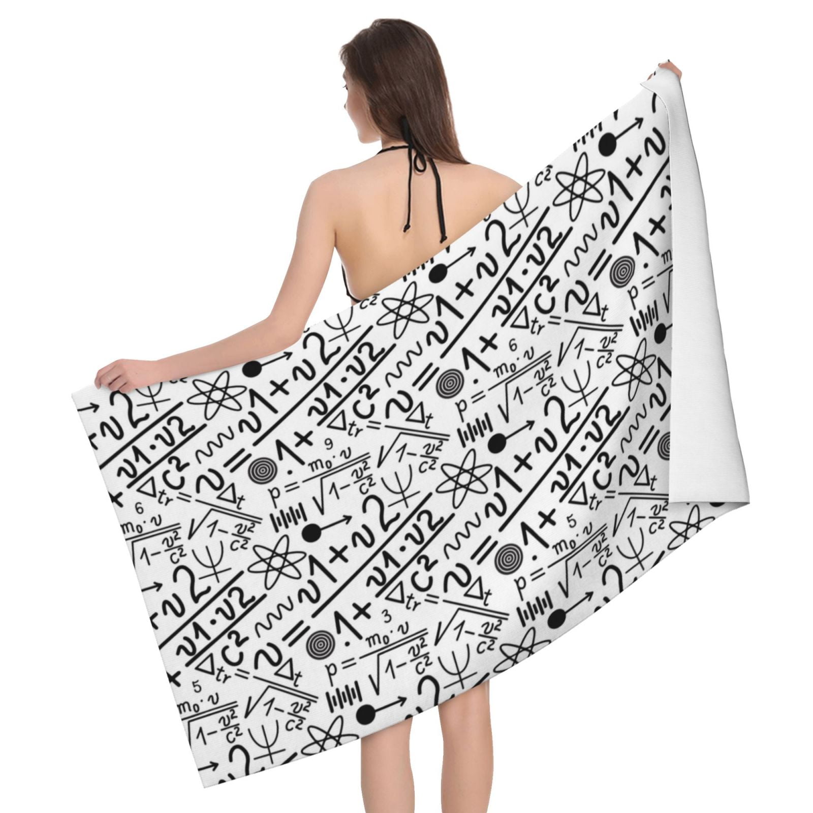 Bath Towels for Bathroom, Quick Dry Microfiber Towels for Body, math ...