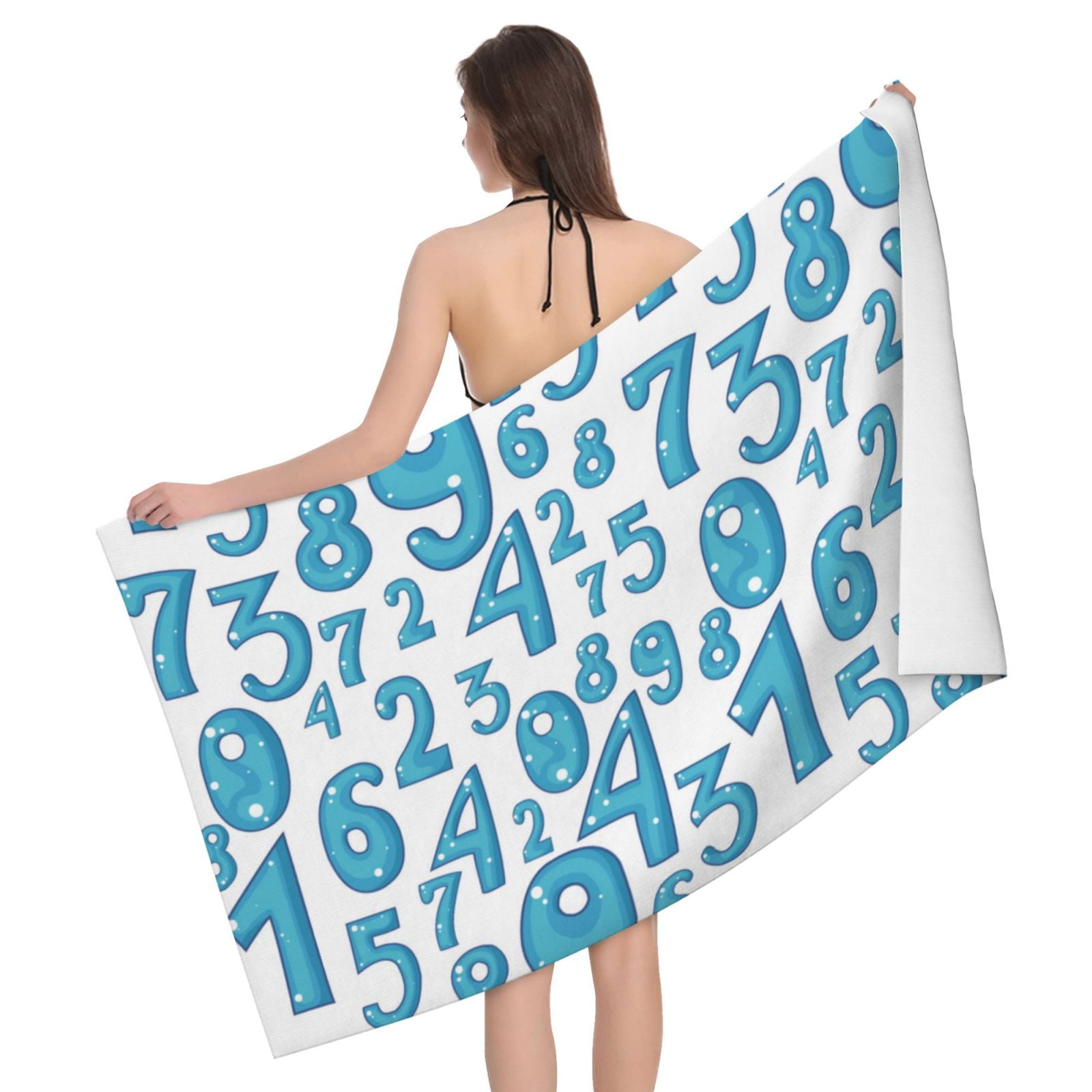 Bath Towels for Bathroom, Quick Dry Microfiber Towels for Body, math ...