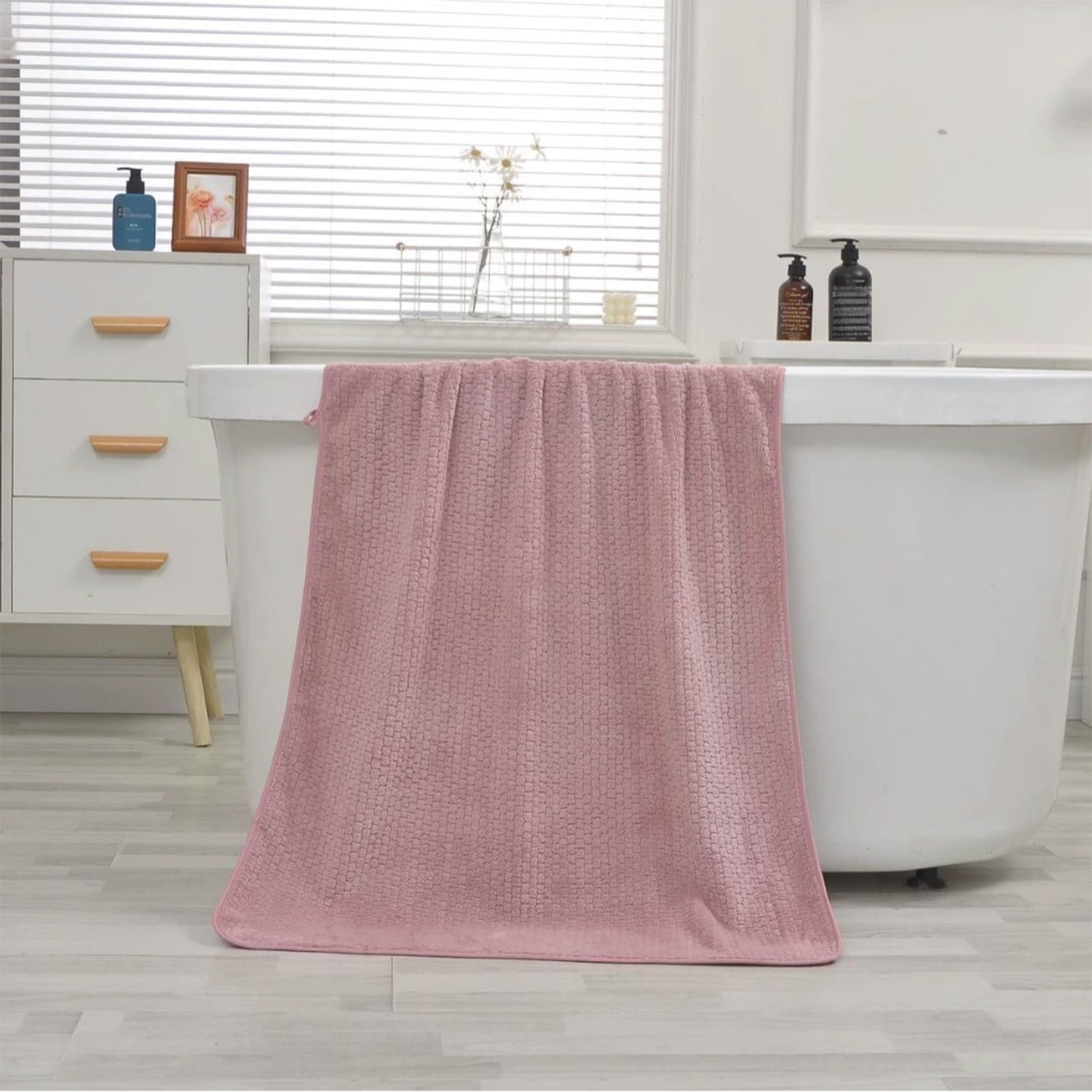 Bath Towels Bathroom Towels Flannel Bath Towel Bath Towels Soft Thick ...