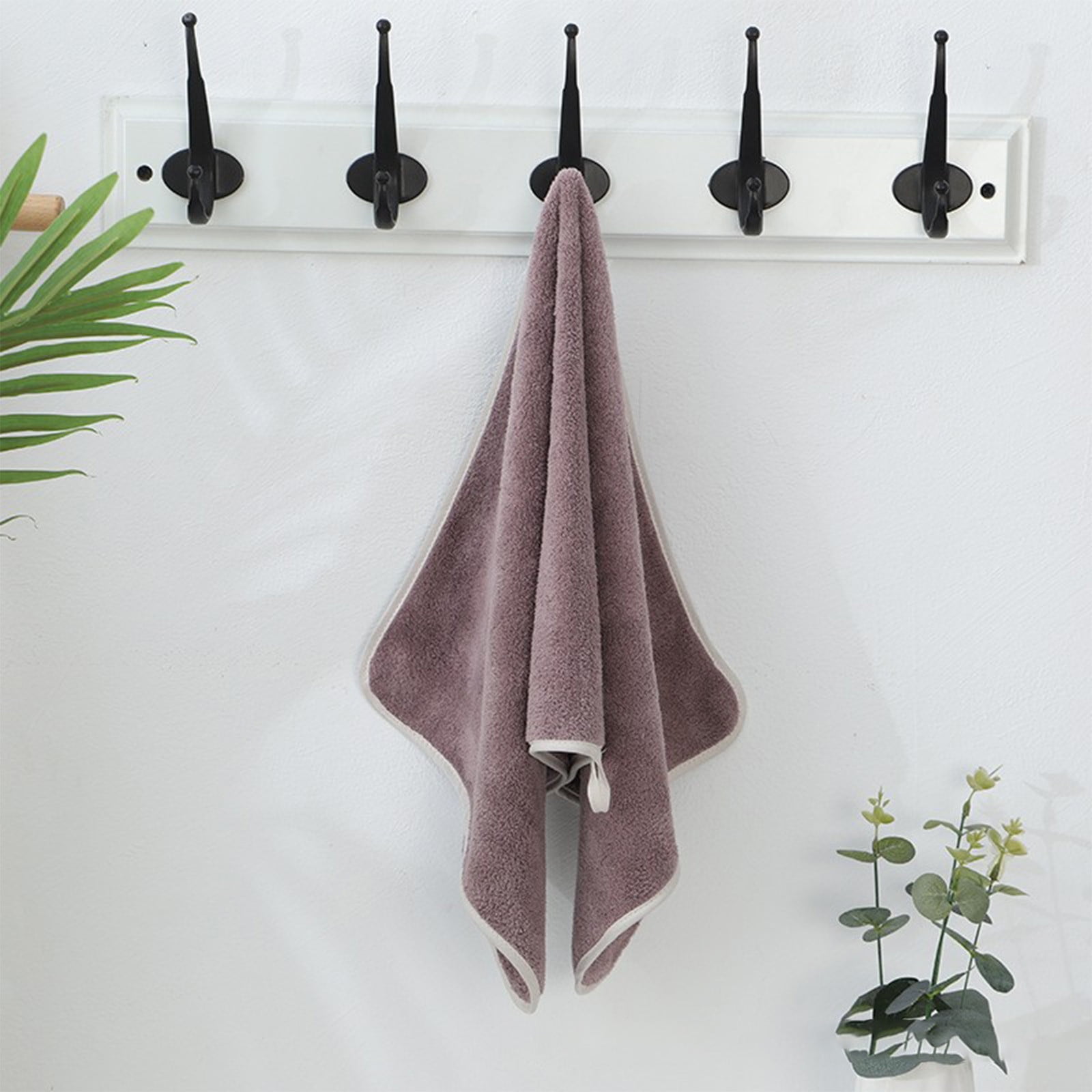 Bath Towels, Eco Friendly, 60x30cm Multi Color Set of 1, Highly Absorbent Quick Dry for Softness ...