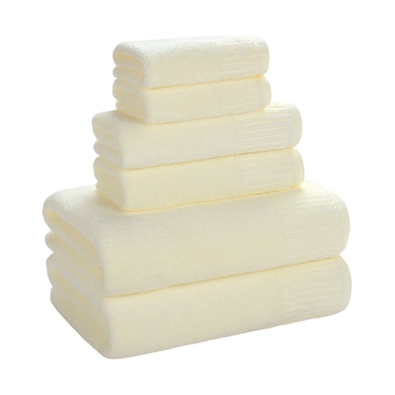 Bath Towels, Qyaukm Three Piece Set Oversized Shower Towels Soft Highly ...