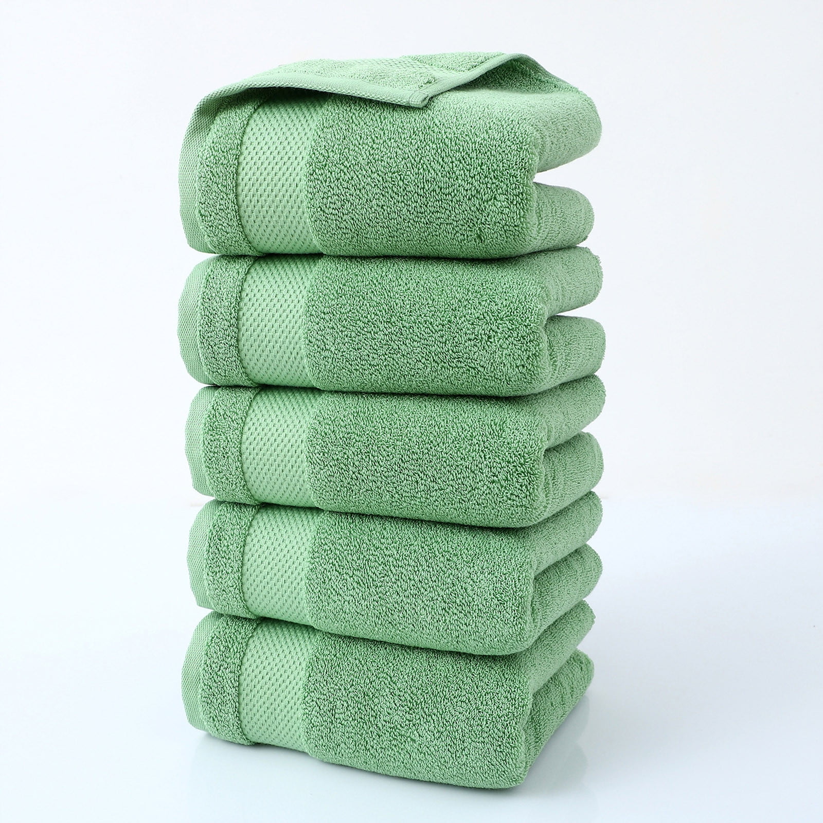 Bath Towels Set 5 Pack | Soft Cotton Thick Absorbent Bathroom Towels ...
