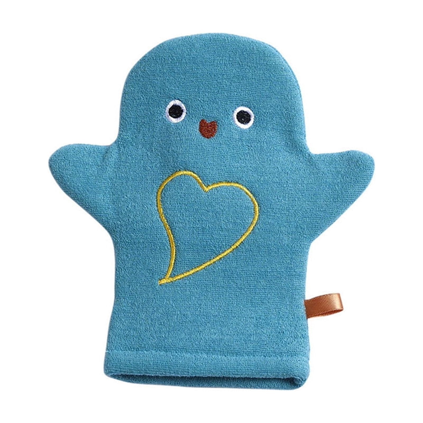 Bath Towels - Soft Exfoliating Bath Gloves with Built-in Sponge, Cute ...