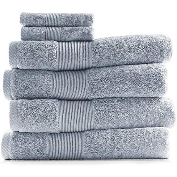 Bath Towels for Bathroom - 100% Ring Spun Cotton Luxury Bathroom Towels ...