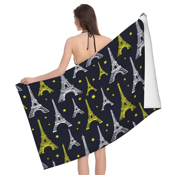 Bath Towels for Bathroom, Quick Dry Microfiber Towels for Body, glod ...