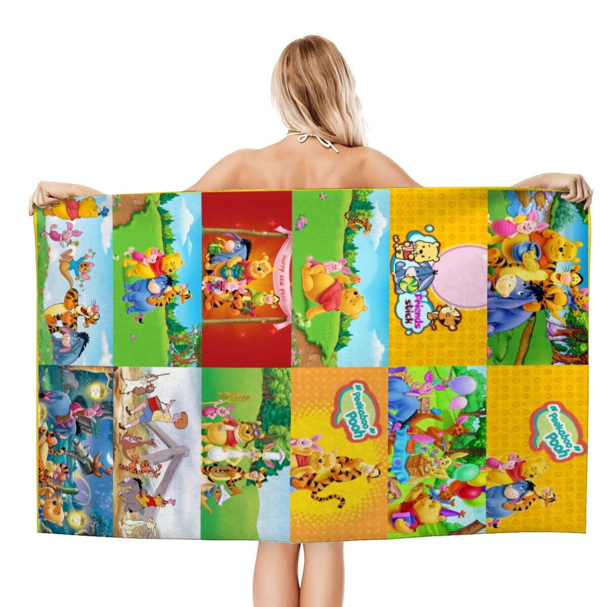 Bath Towels for Winnie-the-Pooh Beach Towel Kids Boys Girs Gifts Soft ...