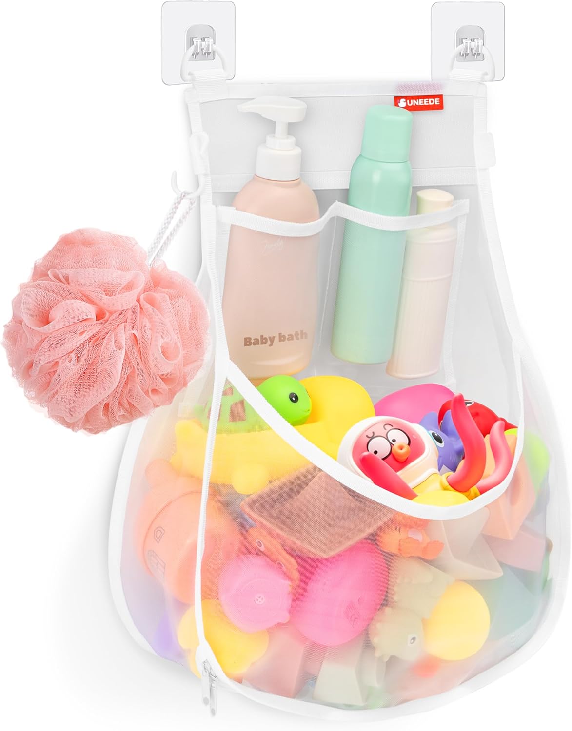 Bath Toy Storage Box, 4 Gallon Bathtub Toy Storage Box, Bathtub Quick ...