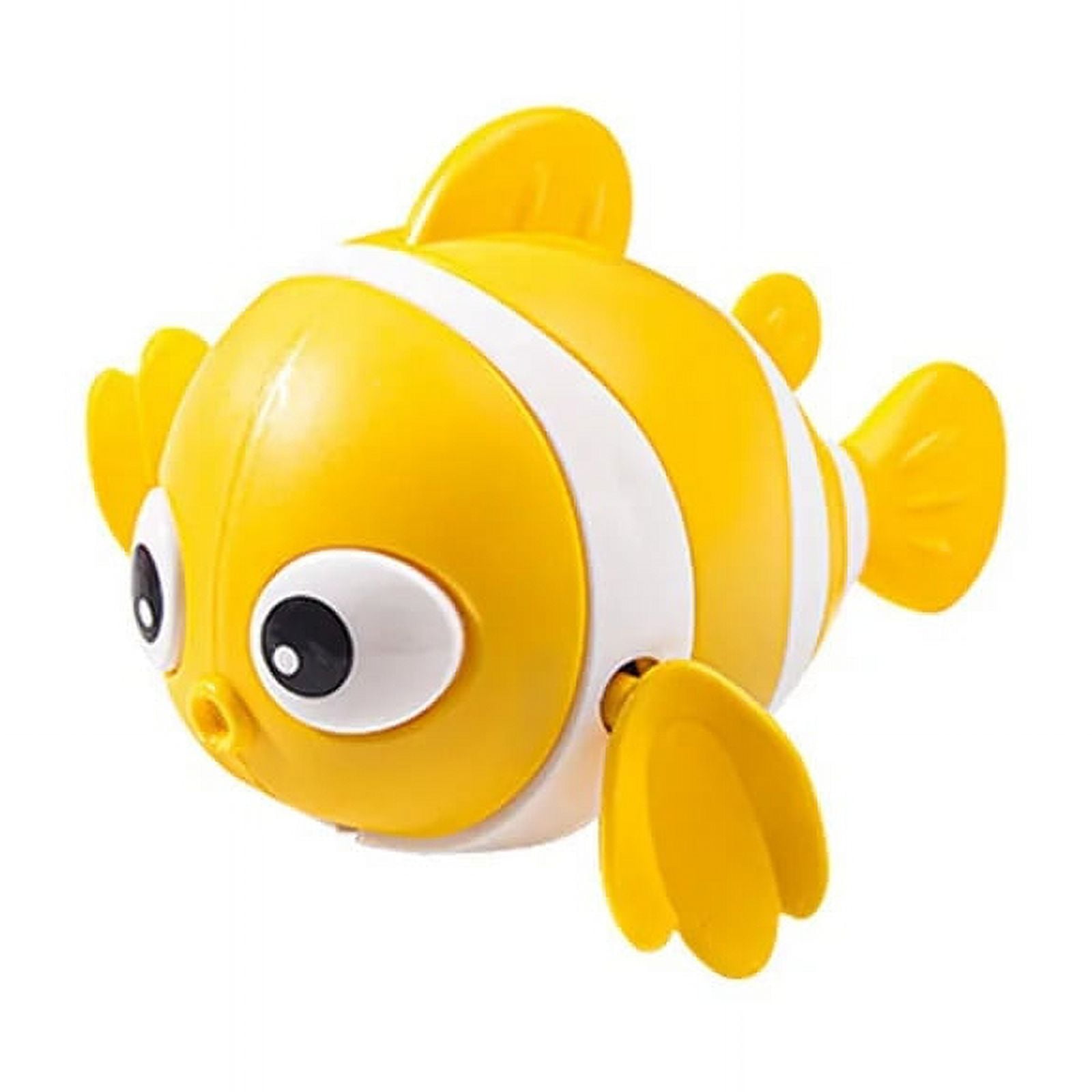 Bath Toys Cute Swimming Clown Fish Bath Toys for Toddlers Floating Wind ...
