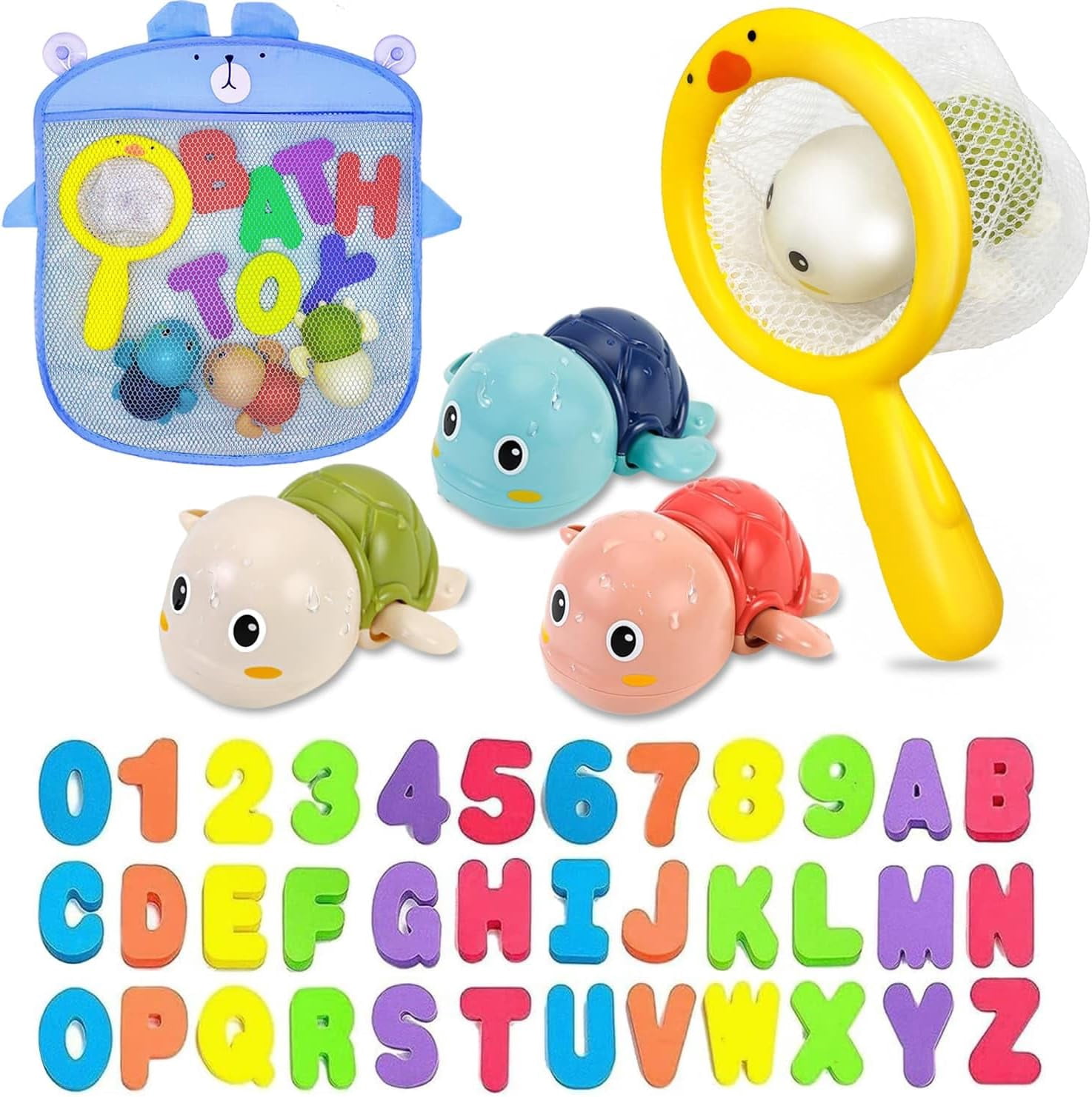Bath Toys Kids Age 1-3 - Foam Bath Letters And Numbers Abc Alphabet ...