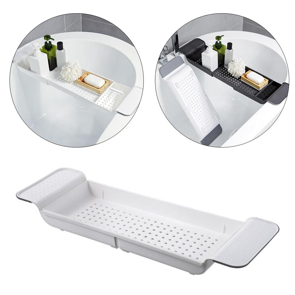 Bath Tray Multifunctional Organizer Tray Bath Tub Tray Bridge Holder ...