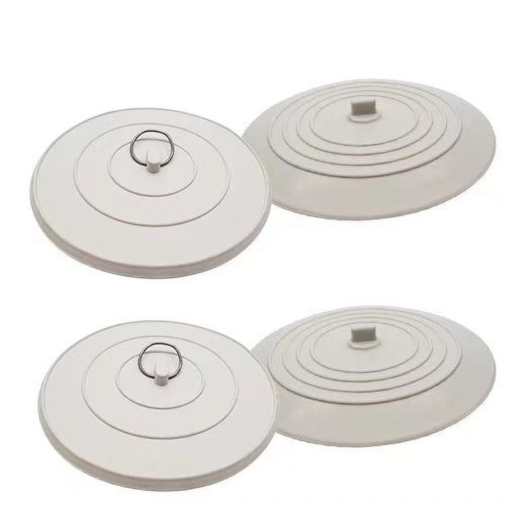 Bath Tub Drain Plug Drain Plug Hair Stopper Flat Suction Cover for ...