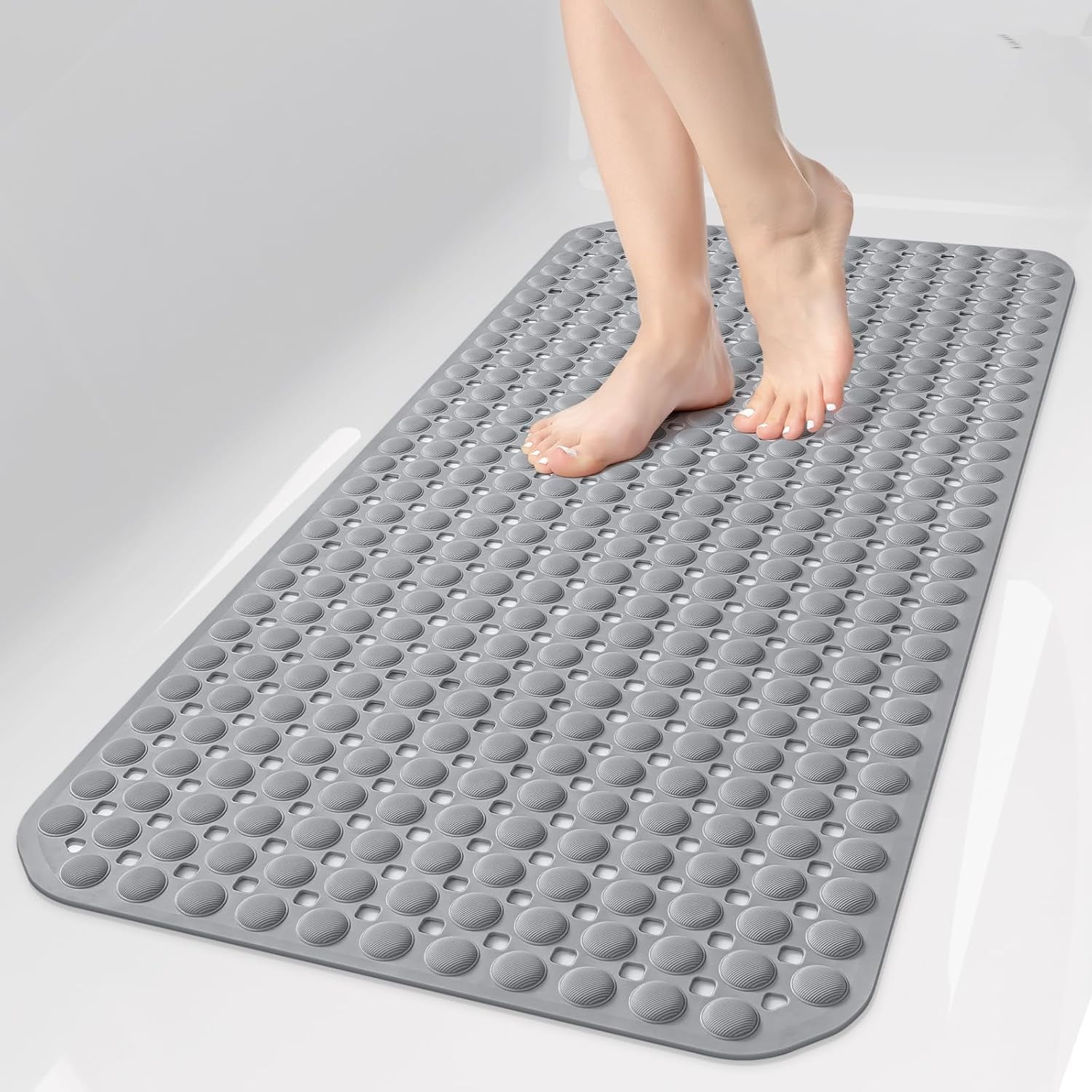 Bath Tub Shower Mat Non Slip, Bathtub Floor Liner Mats for Inside ...