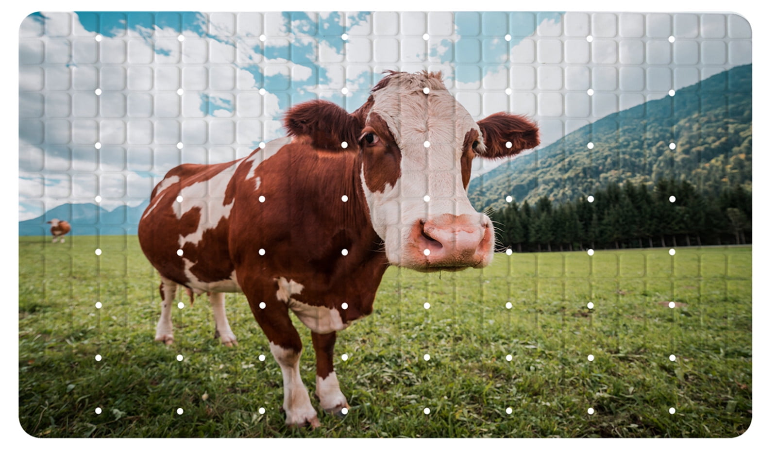 Bath Tub Shower Mat Non-Slip Cow Bathtub Mats with Suction Cups and ...