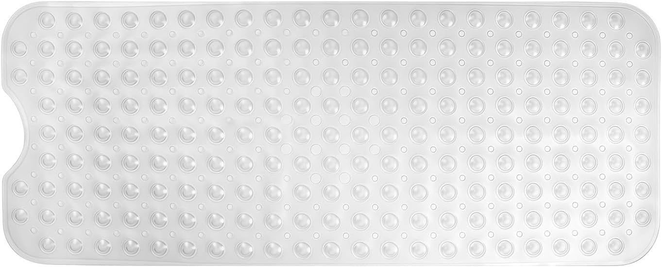Bath Tub Shower Mat,Non Slip Machine Washable Bathroom Mat,Suction Cups ...