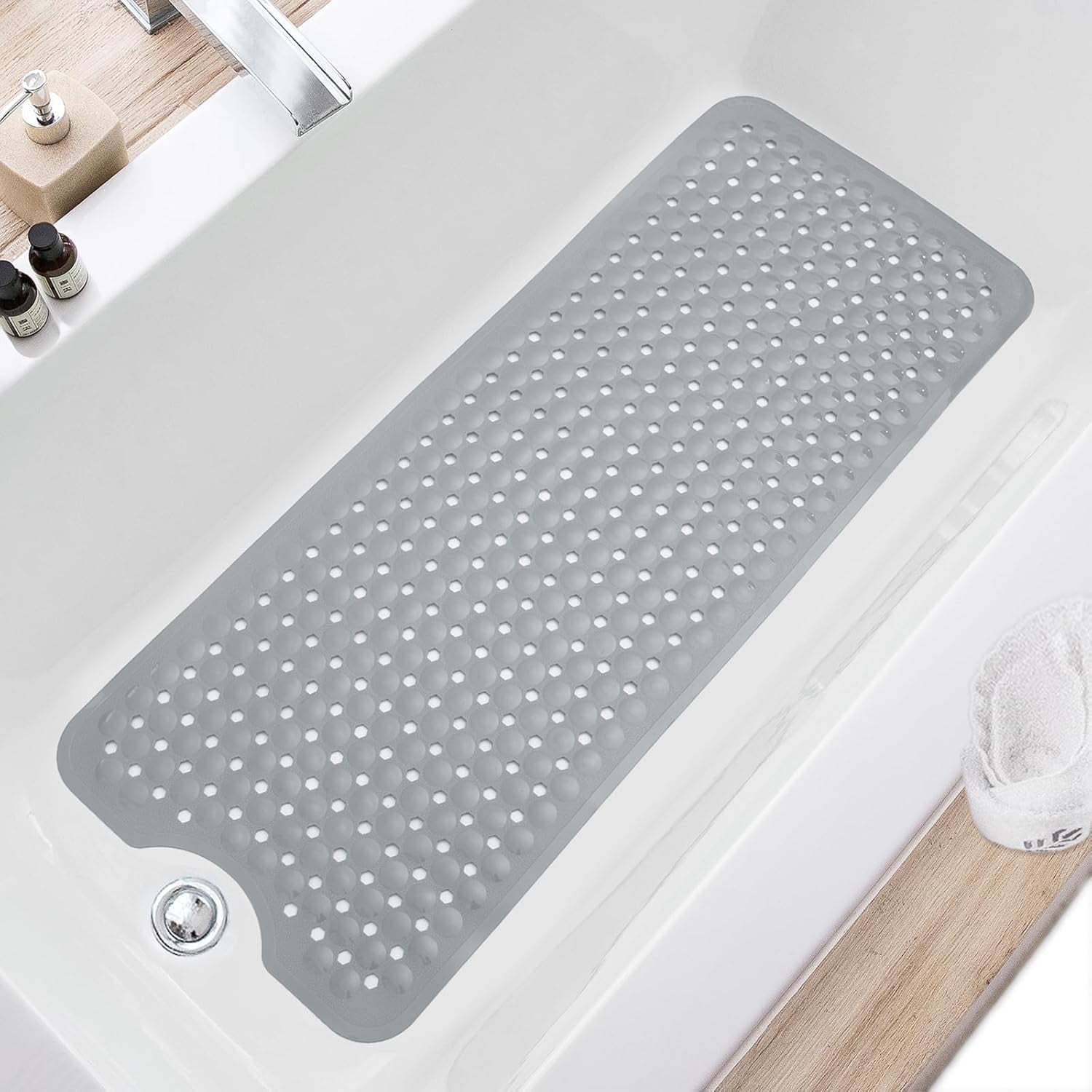 Bath Tub and Shower Mats, Non Slip 40 x 16 Inch Extra Large Bathtub Mat ...