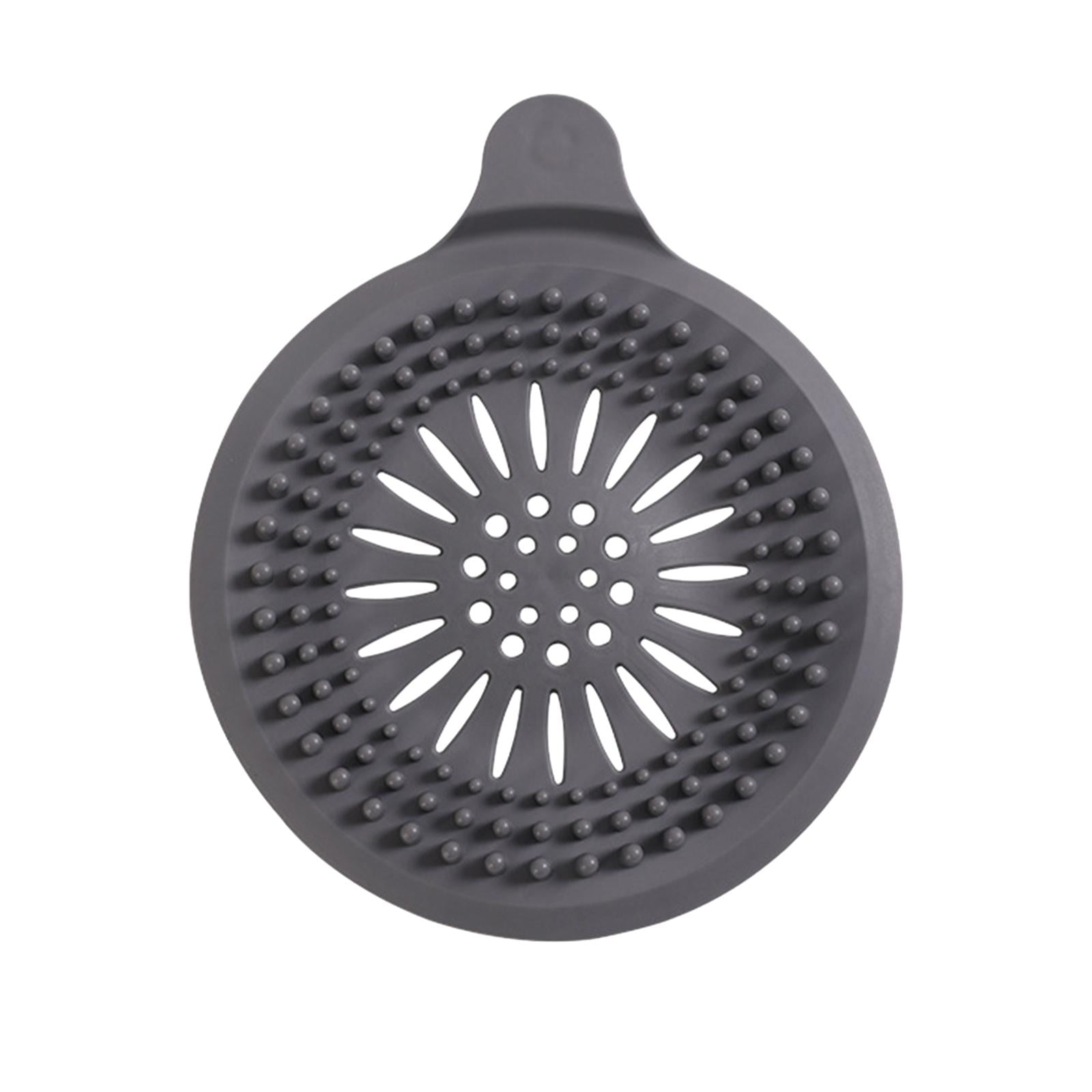 Bath Tub Stoppers Shower Drain Cover Flexible Reusable Universal Drain ...