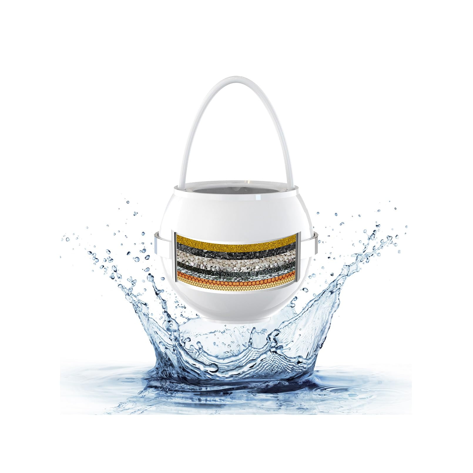 Bath Water Filter for Tub Faucet with Overflow,2,500 Gallons of ...