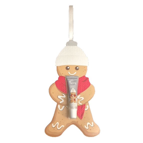 Bath and Body Works 2021 Holiday Scented Gingerbread Merry Cookie Lip ...