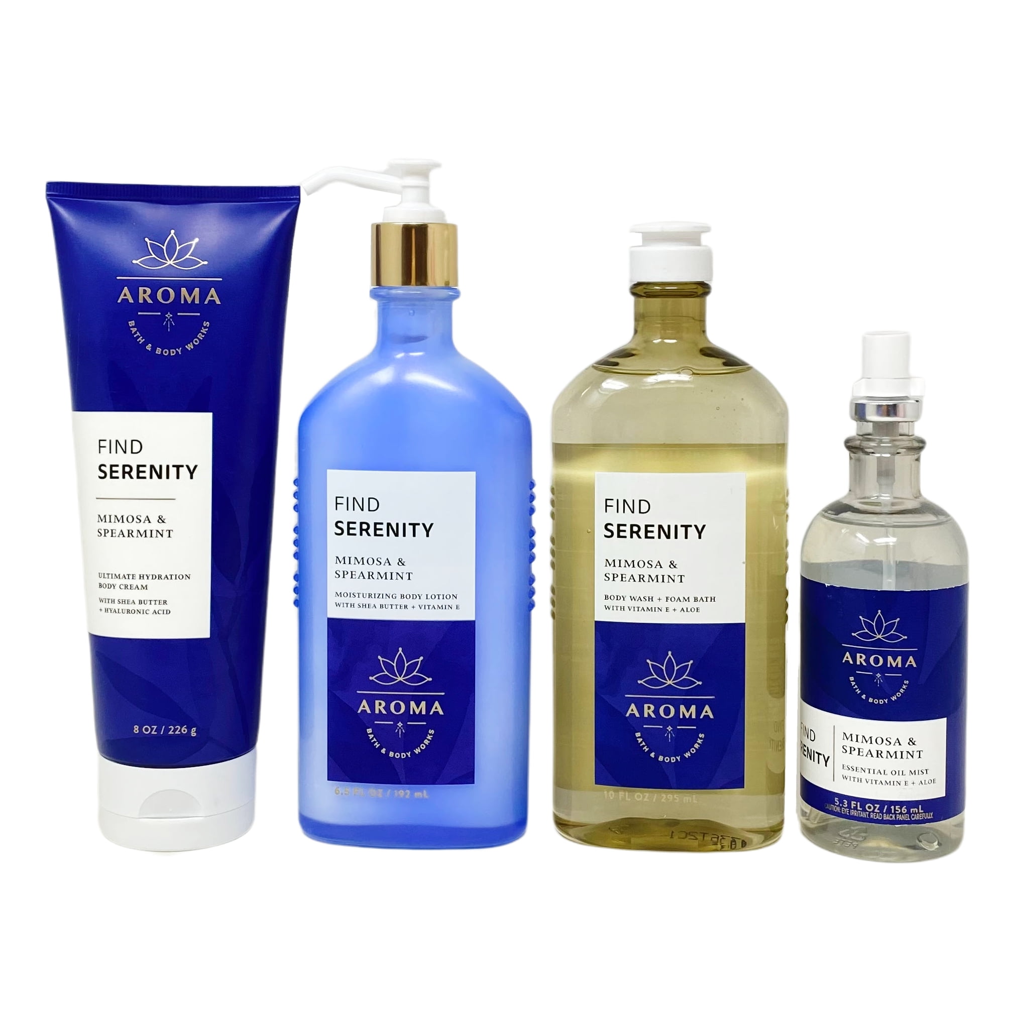 Bath And Body Works Aroma Find Serenity Mimosa And Spearmint Deluxe T