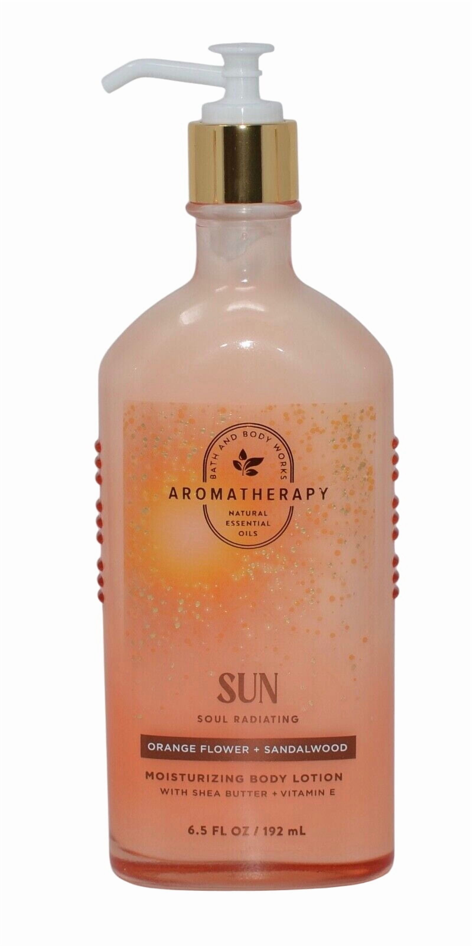 Bath and Body Works Sun Orange Flower Sandalwood Lotion Cream Soul (6.5 ...