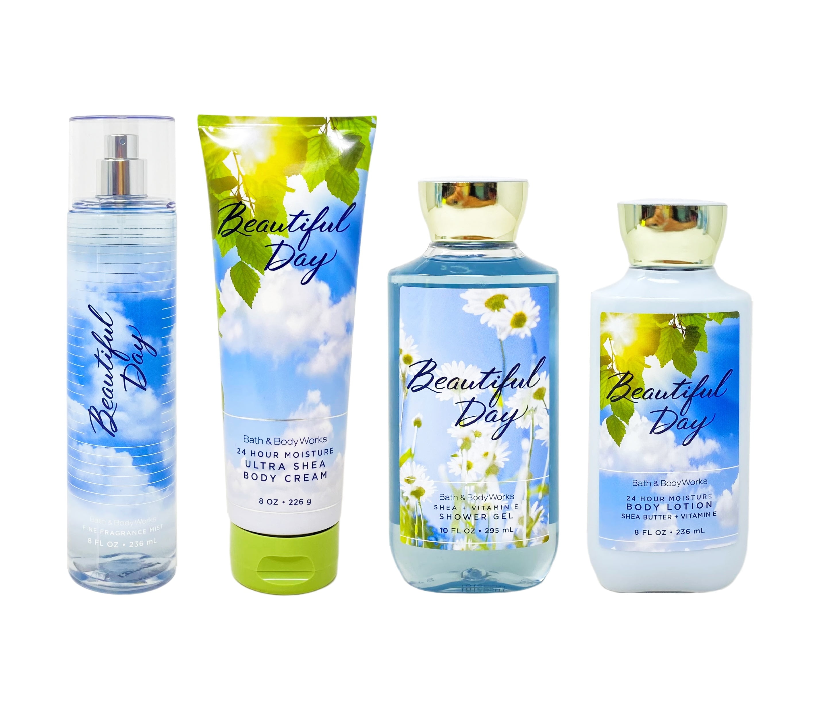 Bath and Body Works Beautiful Day Deluxe Set - Fragrance Mist, Body ...