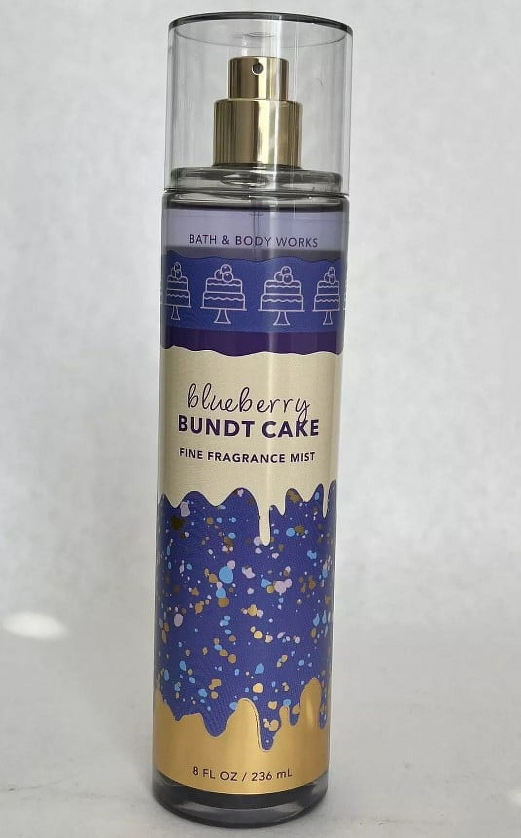 Bath and Body Works Blueberry Bundt Cake Fine Fragrance Mist 8 Fl Oz ...