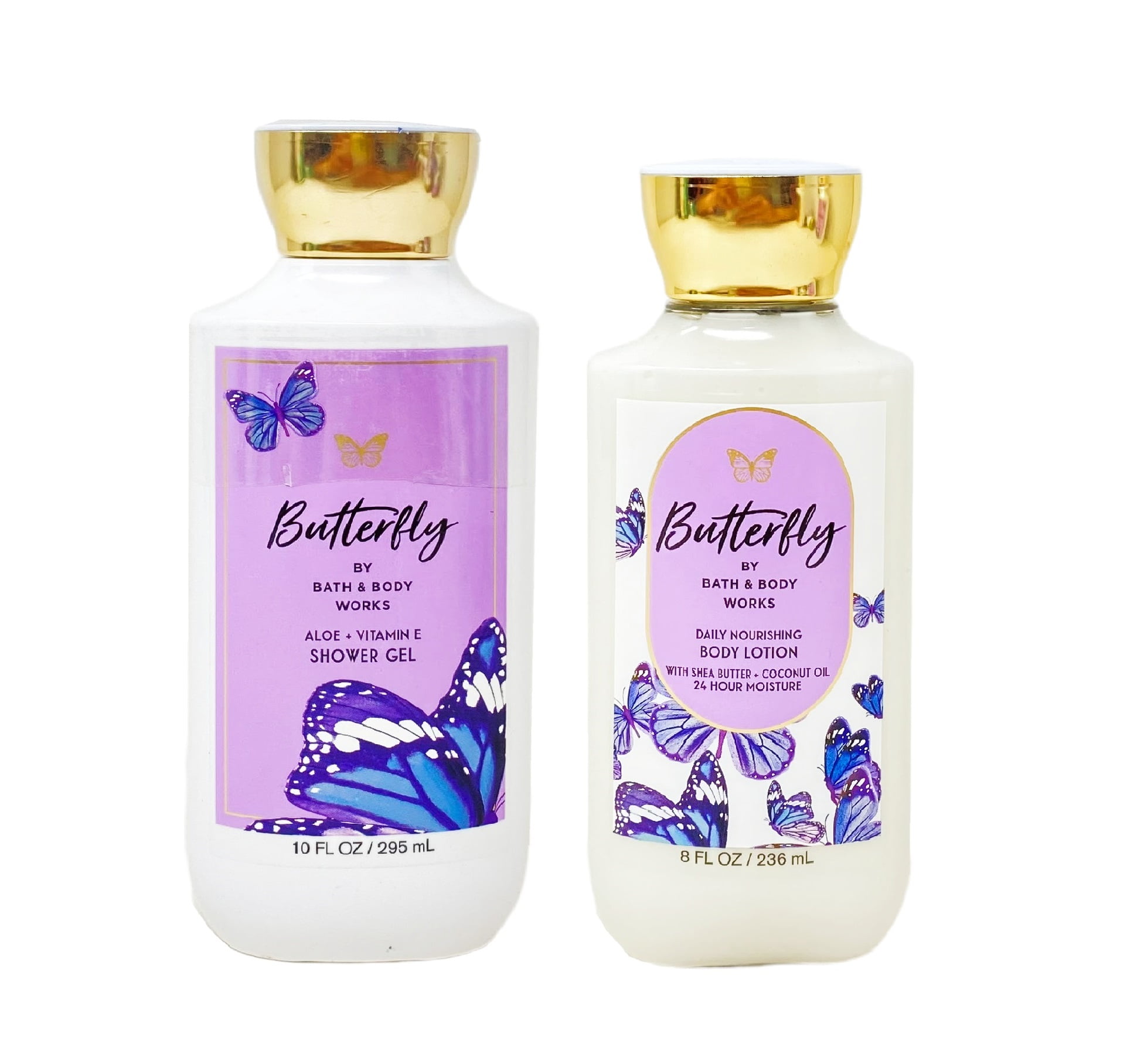 Bath and Body Works Butterfly 2 Piece Bundle - Shower Gel and Body ...