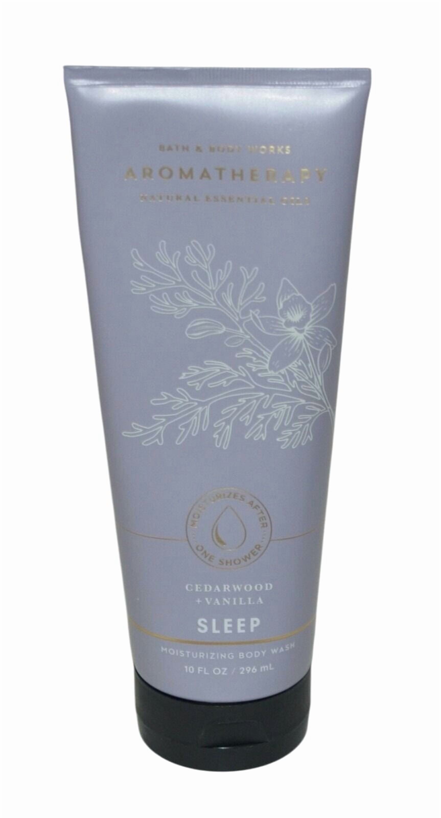 Bath and Body Works Cedarwood + Vanilla Sleep Body Wash (10 FL OZ / 296 ...