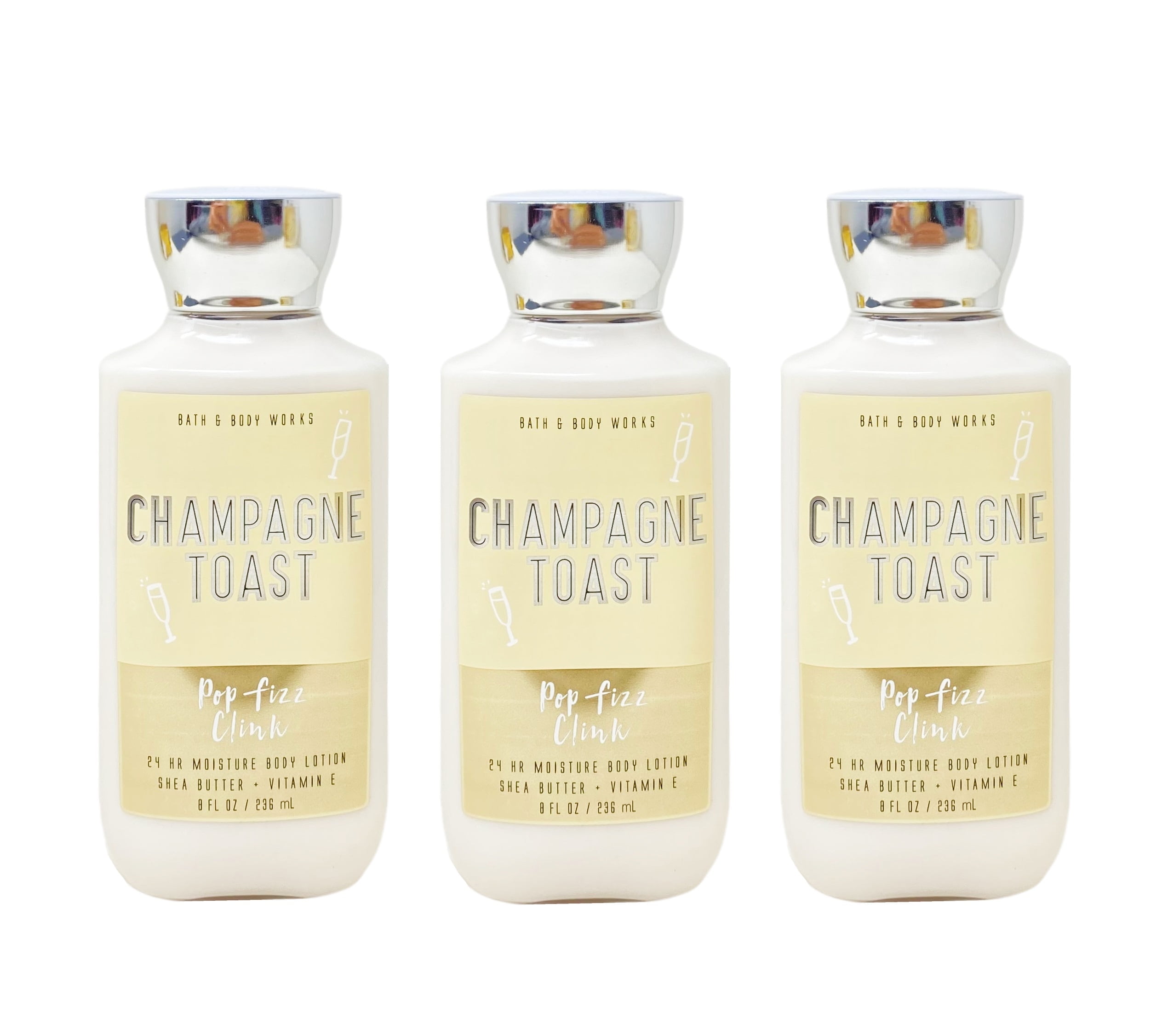 Bath and Body Works Champagne Toast Pop Fizz Clink 24 Hour Moisture ...