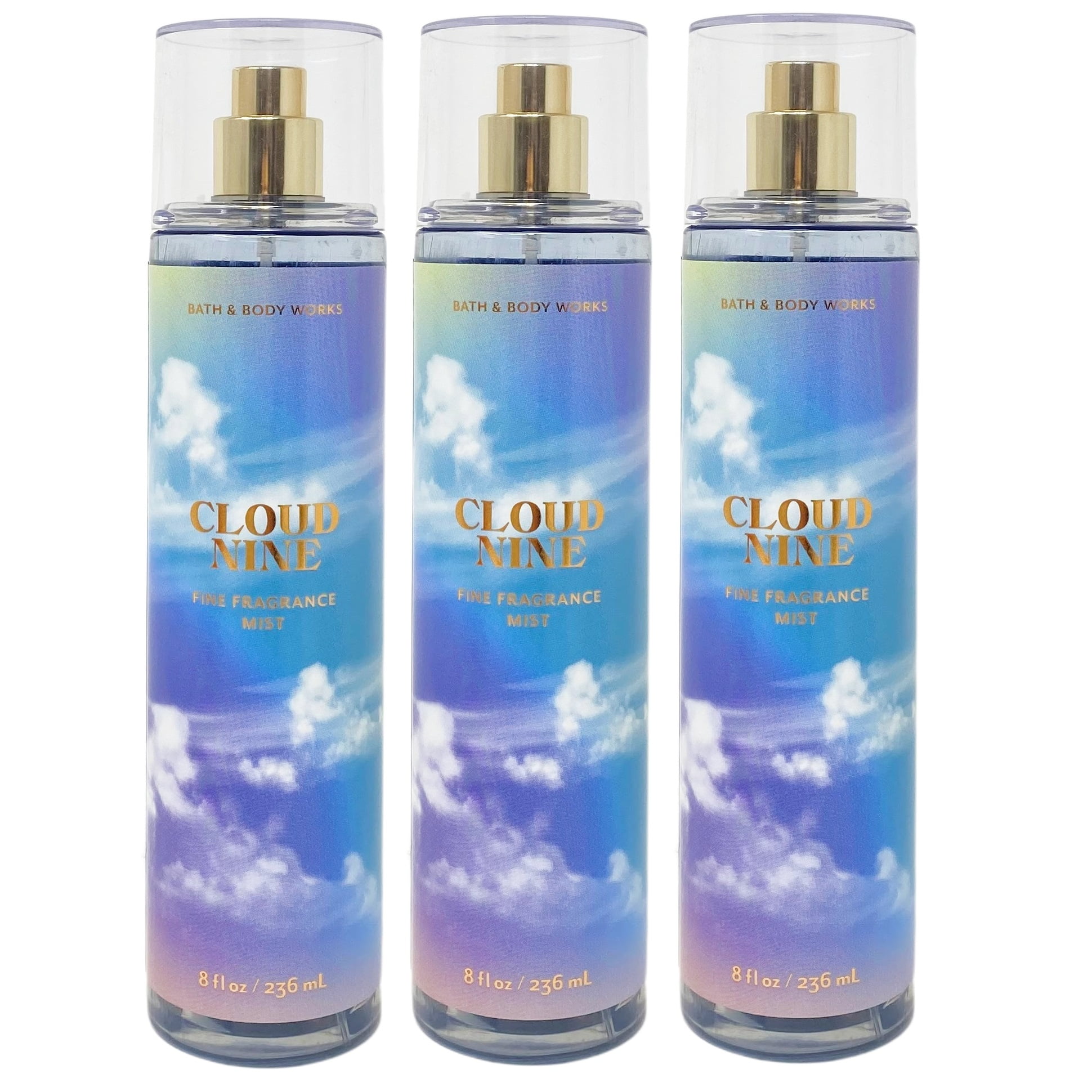 Bath And Body Works Cloud Nine Fine Fragrance Mist Trio T Set