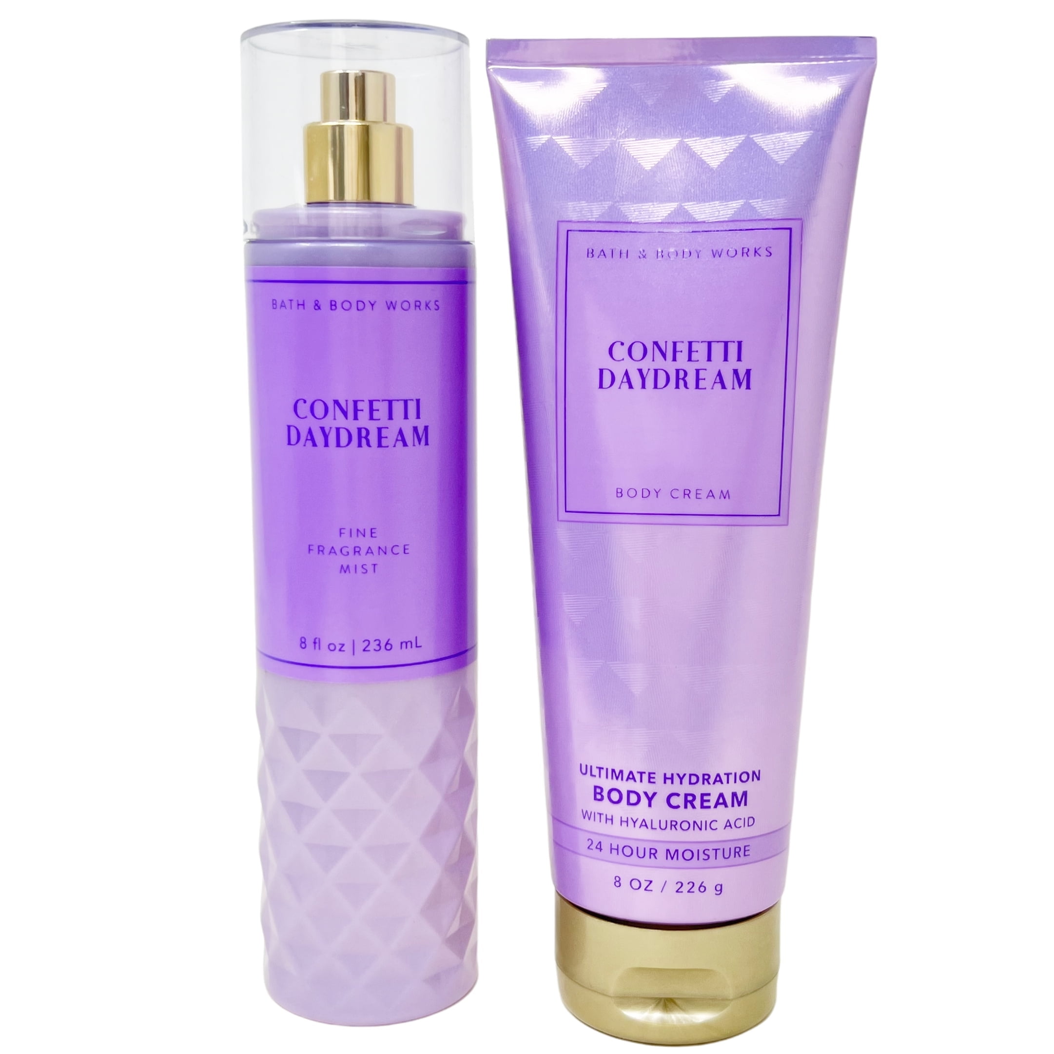 Bath and Body Works - Confetti Daydream - 2 pc Bundle - Fine Fragrance ...
