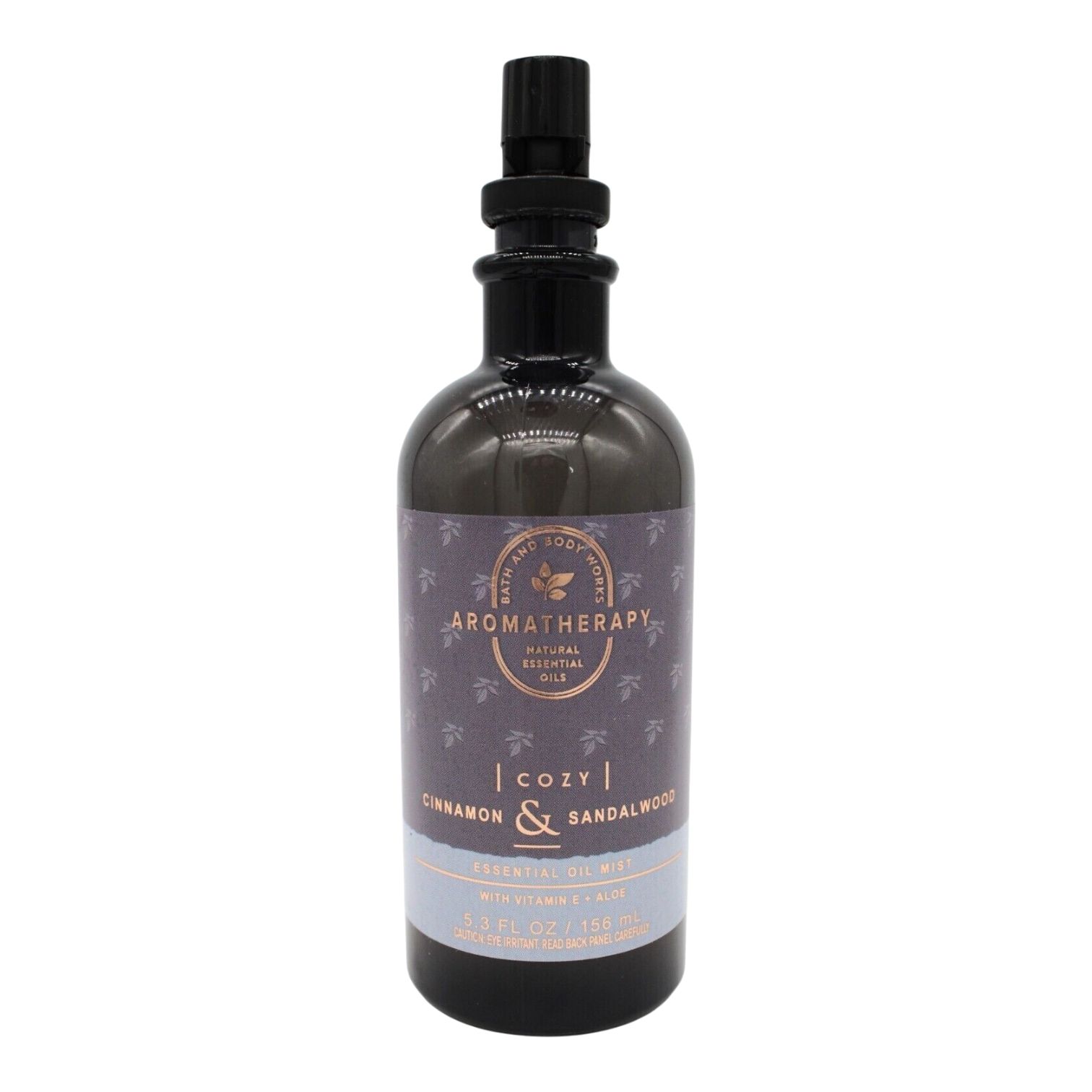 Bath and Body Works Cozy Cinnamon & Sandalwood Essential Oil Mist (5.3 ...
