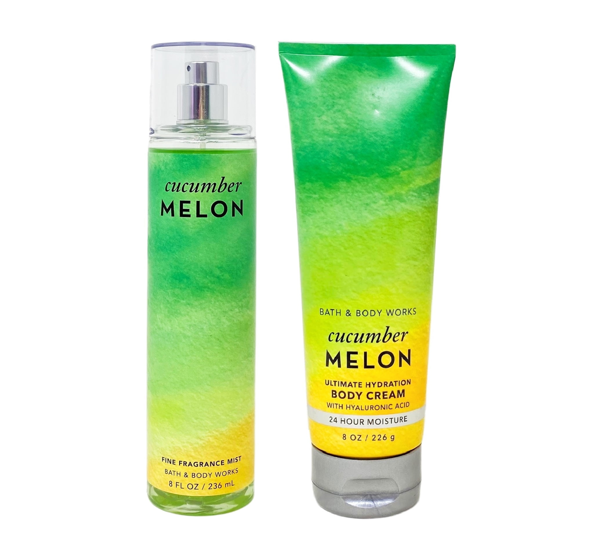 Bath and Body Works Cucumber Melon 2 Piece Bundle - Fragrance Mist and ...