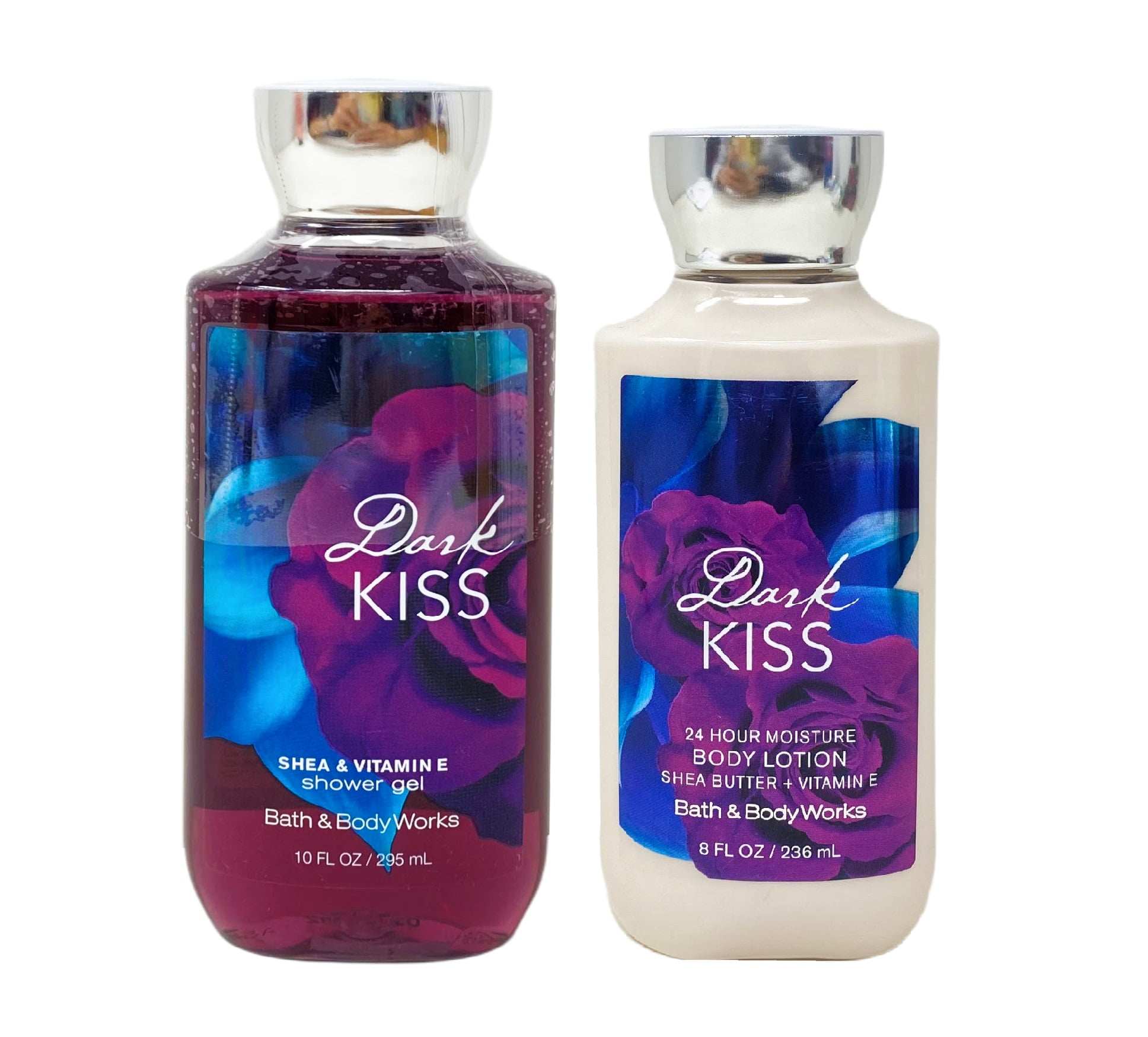 Bath and Body Works Dark Kiss Duo Bundle - Shower Gel and Body Lotion ...